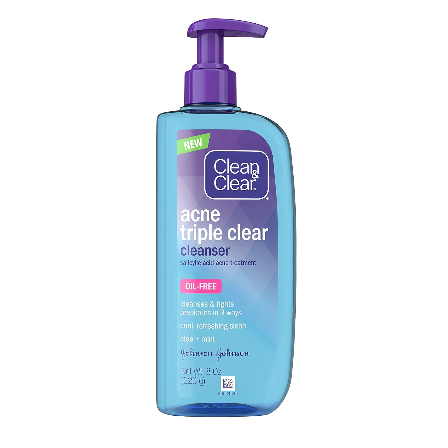 Amazon.com: Clean & Clear Acne Triple Clear Facial Cleanser with ...