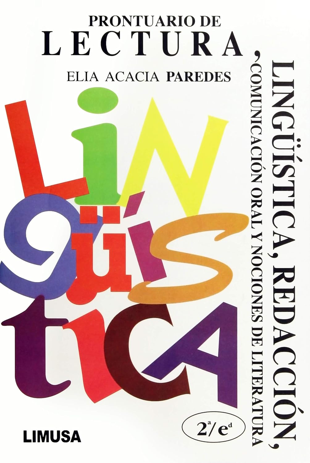 PRONTUARIO DE LECTURA, LINGUISTICA, REDACCION, COMUNICACION ORAL Y ...