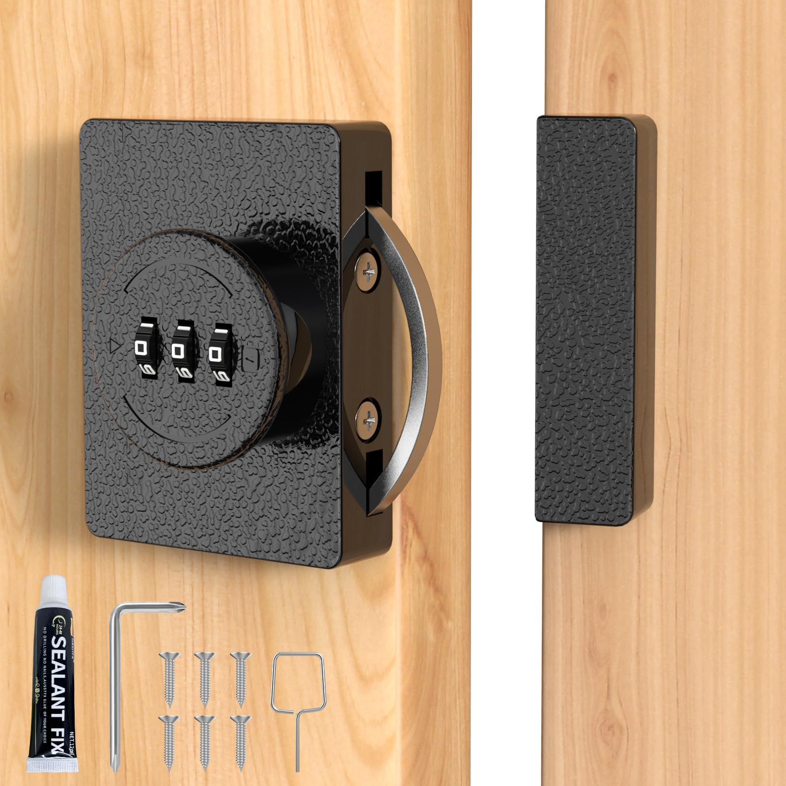 Keyless Combination Cabinet Lock, Anti-Pry 3-Digit Security for ...