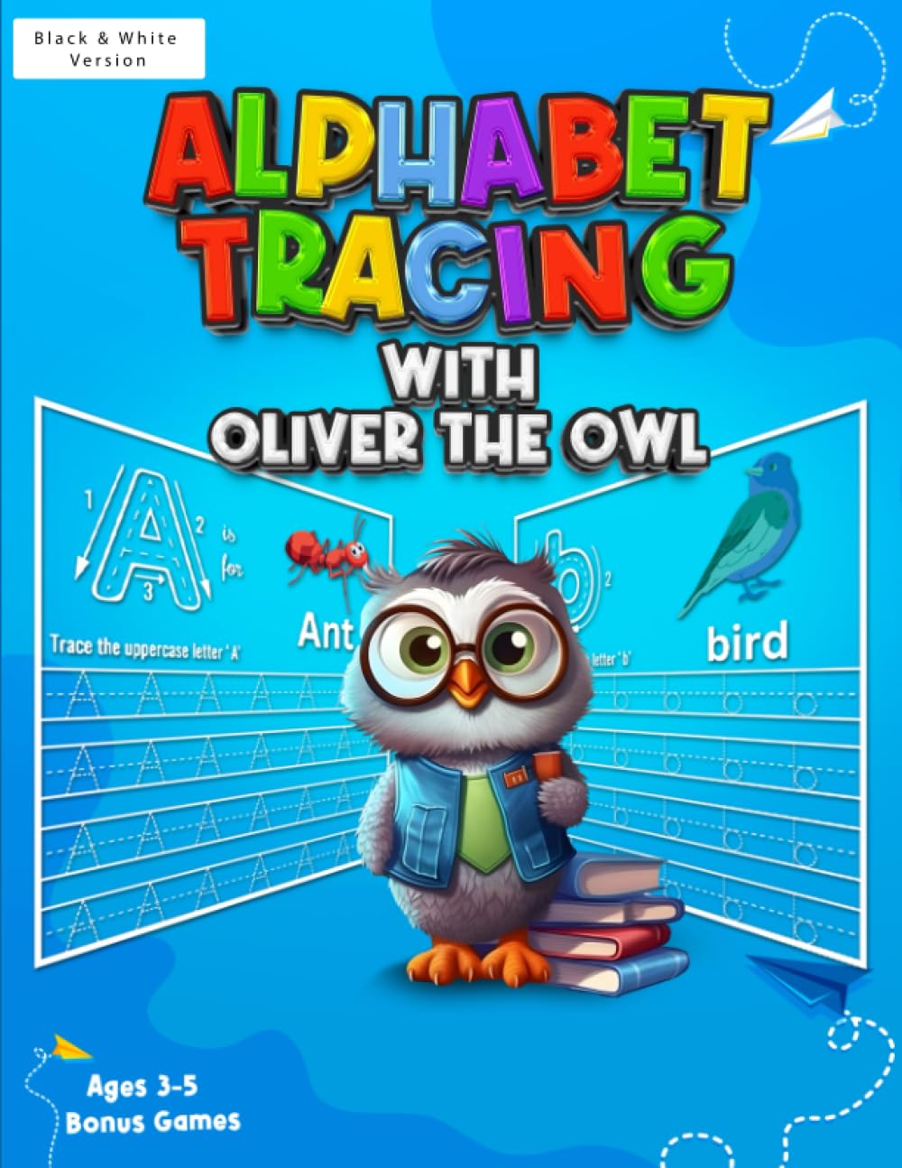 Amazon.com: Premium Alphabet Tracing with Oliver the Owl: Letter ...
