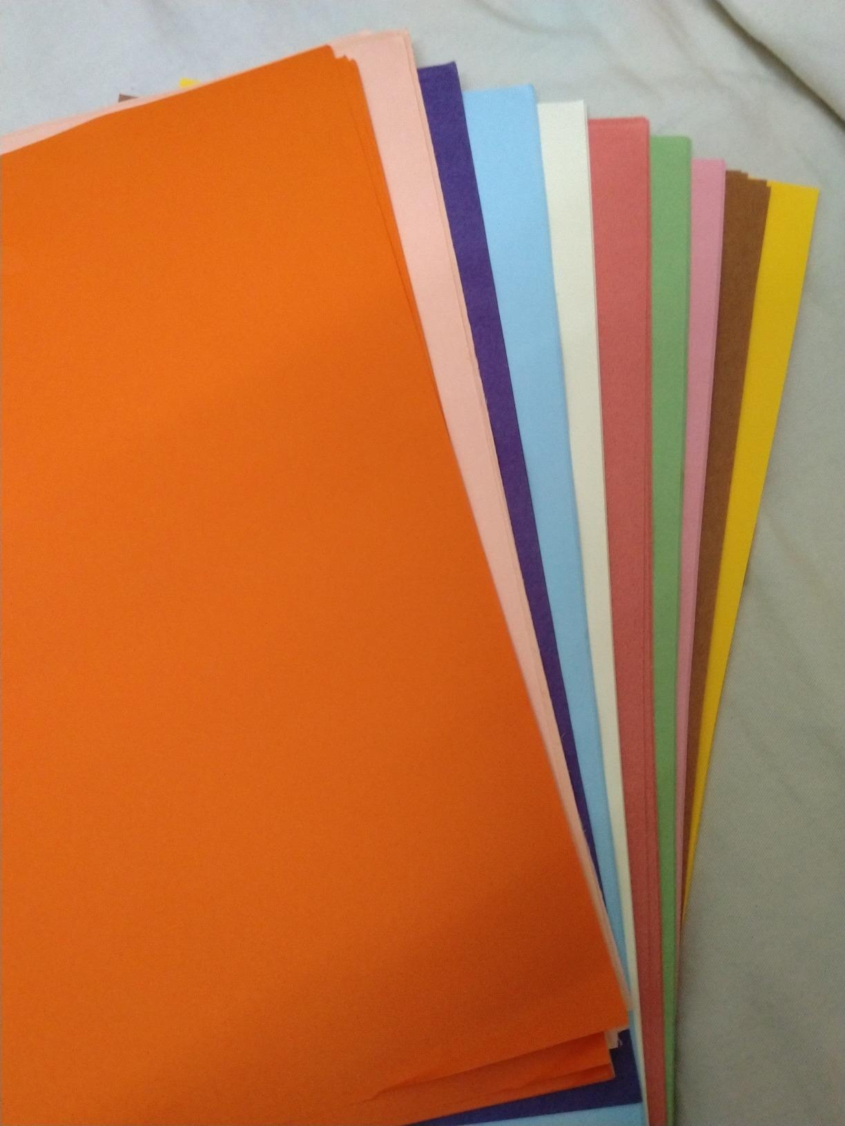 Asian Hobby Crafts Multicolor A4 Sheets (80 GSM) : Pack of 100 Sheets ...