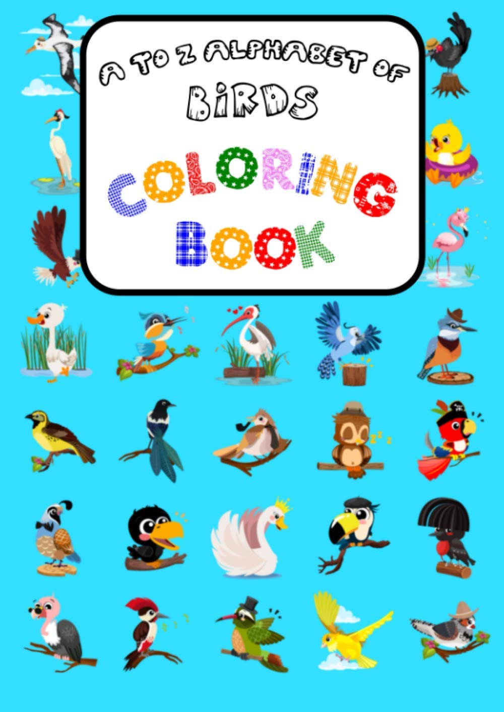 A to Z Alphabet of Birds Coloring Book: Colouring Bahrain | Ubuy