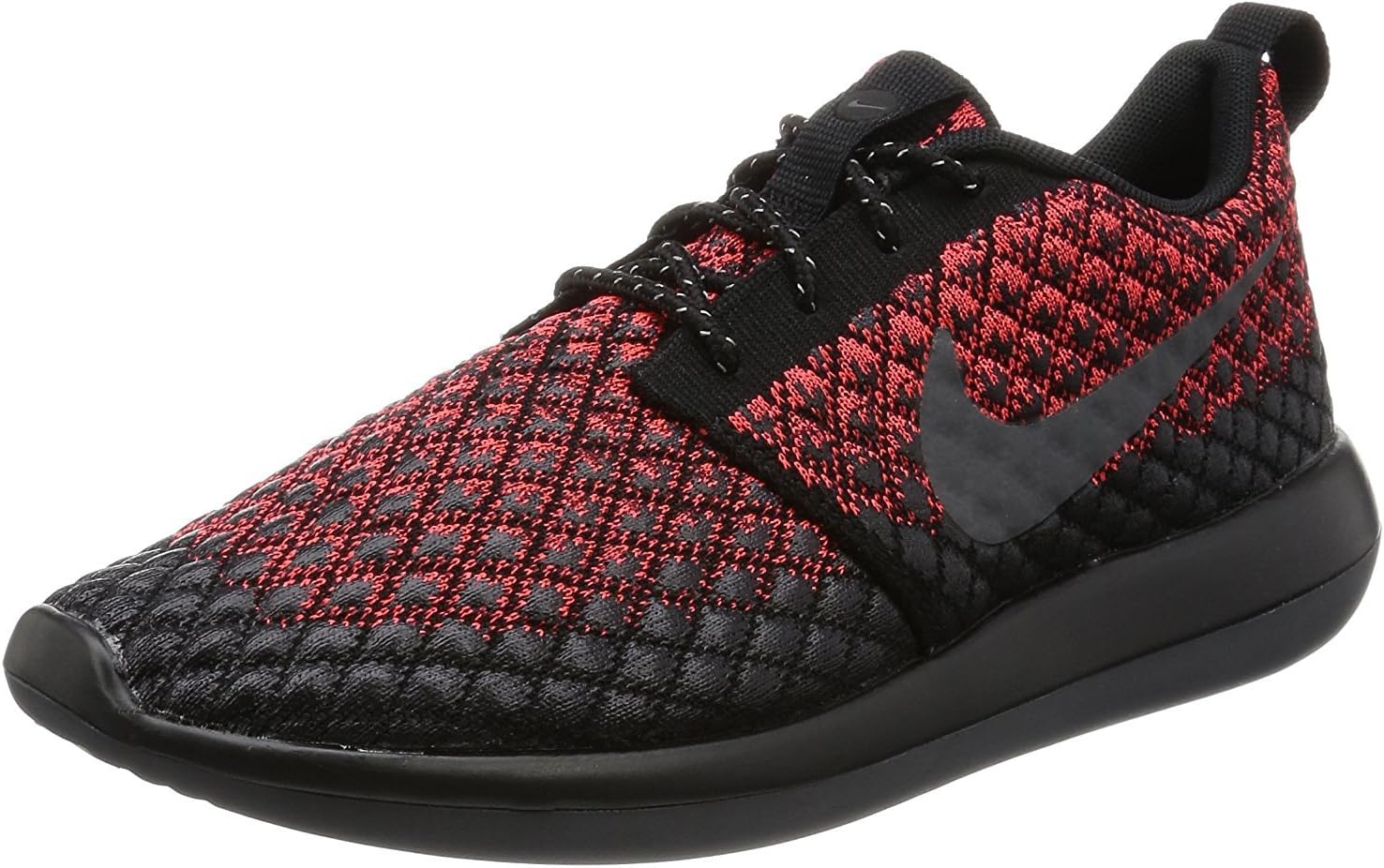 Amazon.com | Nike Men's Roshe Two Flyknit 365 Running Shoes Black Green ...