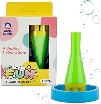 Amazon.com: Uncle Bubble Blower for Kids and Toddlers, Uncle Bubble Mini Bubble Blower Makes ...