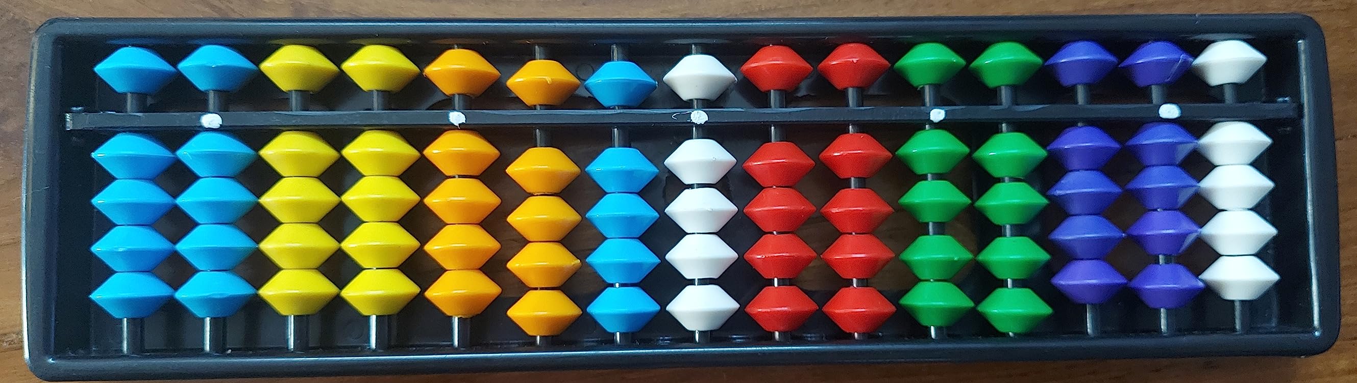Buy PROF. SIMON 17 Rods/Digits Soroban Plastic Abacus with Multicolour ...