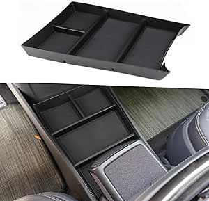 Amazon.com: MARCHFA Lower Center Console Organizer Tray Compatible for 2022 2023 2024 Rivian R1T ...
