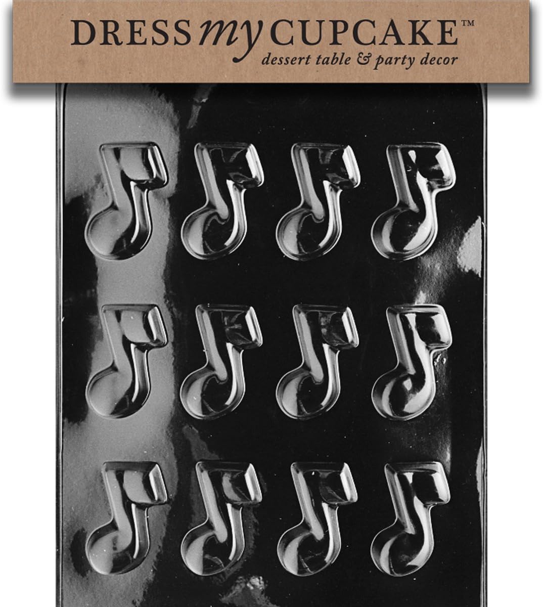 Amazon.com: 2-Pack Guitar and Musical Note Molds Set - Mold Music ...