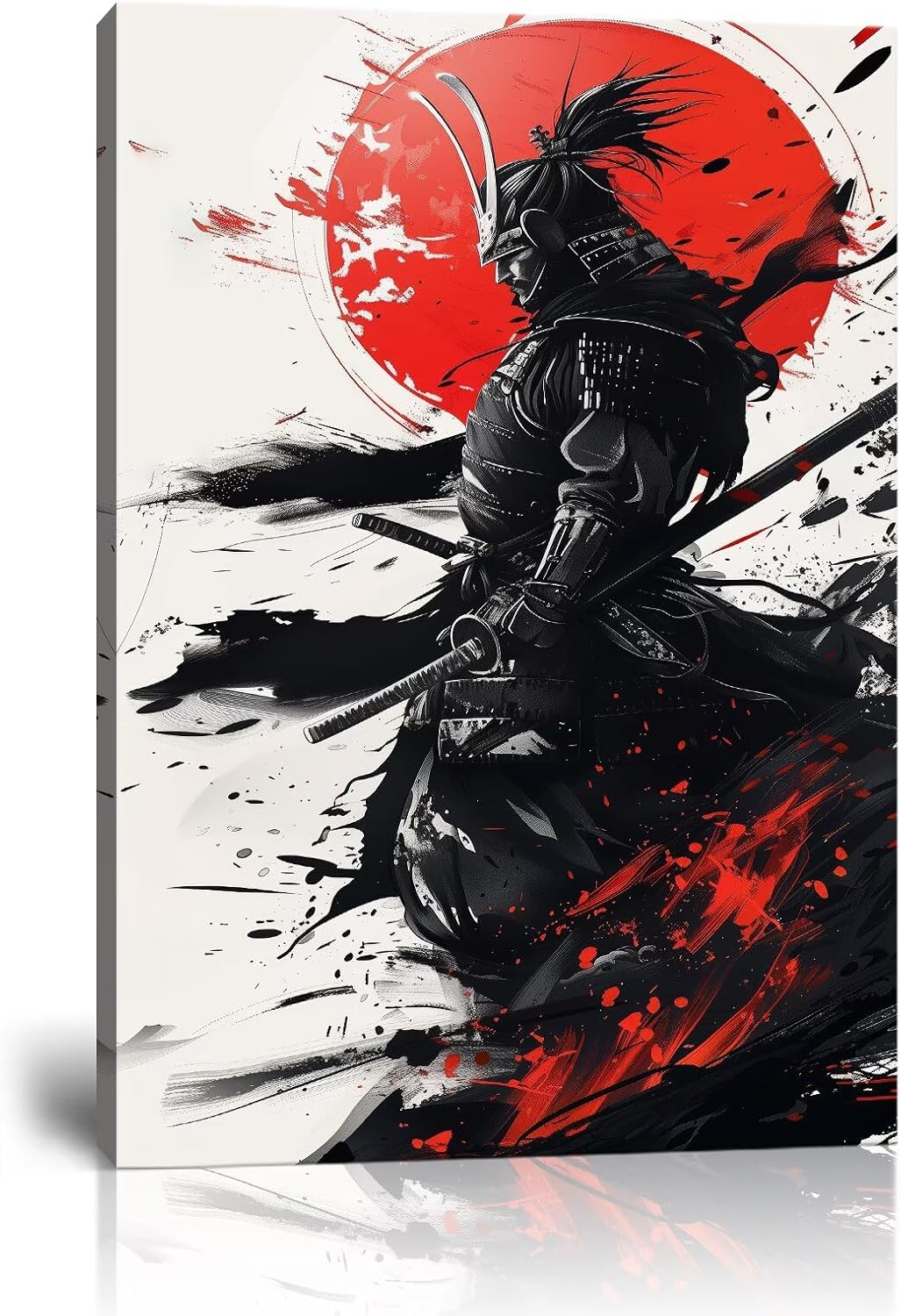 Amazon.com: Japanese Samurai Wall Art Warrior Pictures Wall Decor ...