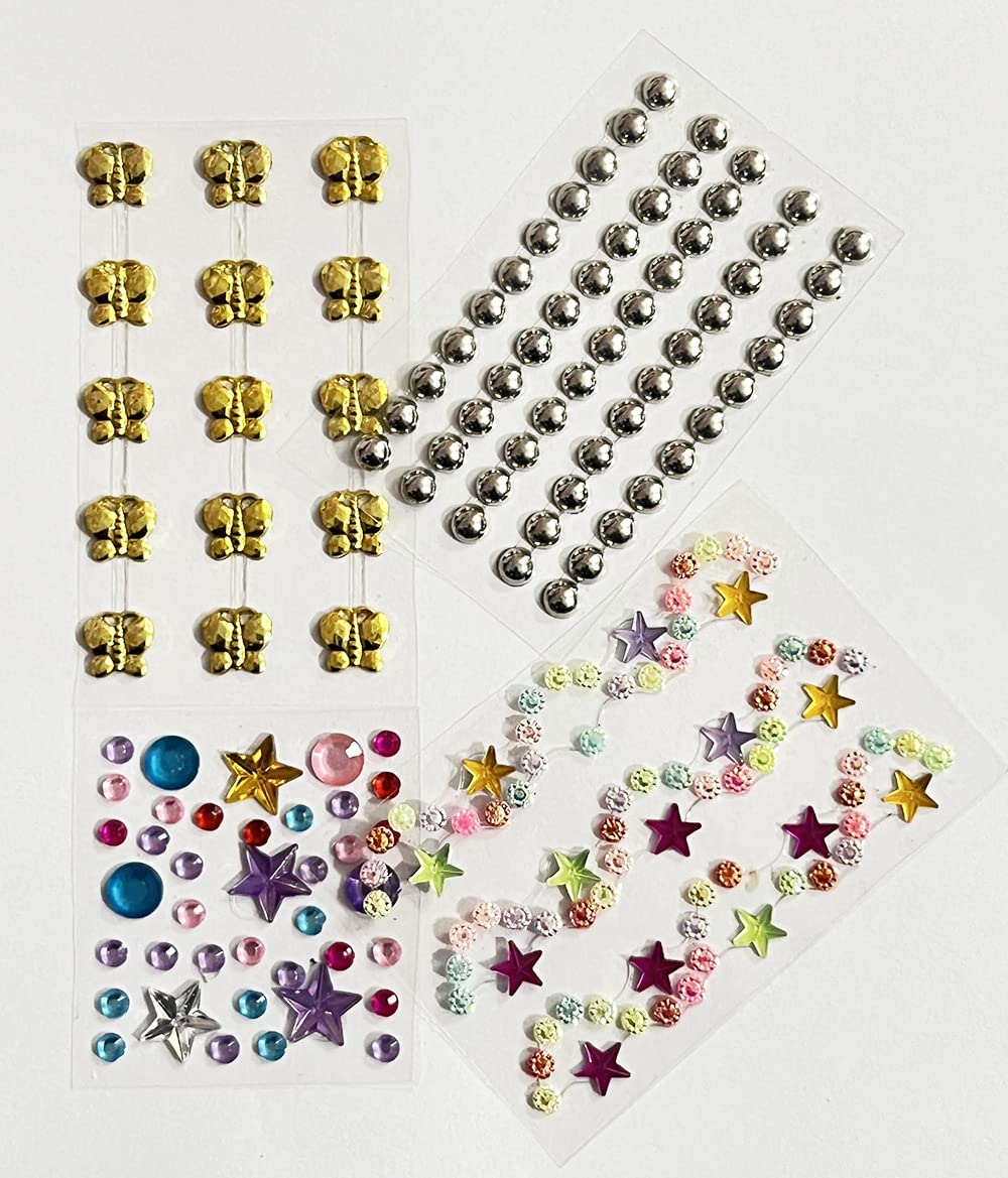Self-Adhesive Stone Stickers for Art and Craft Activity - Pack of 4 ...