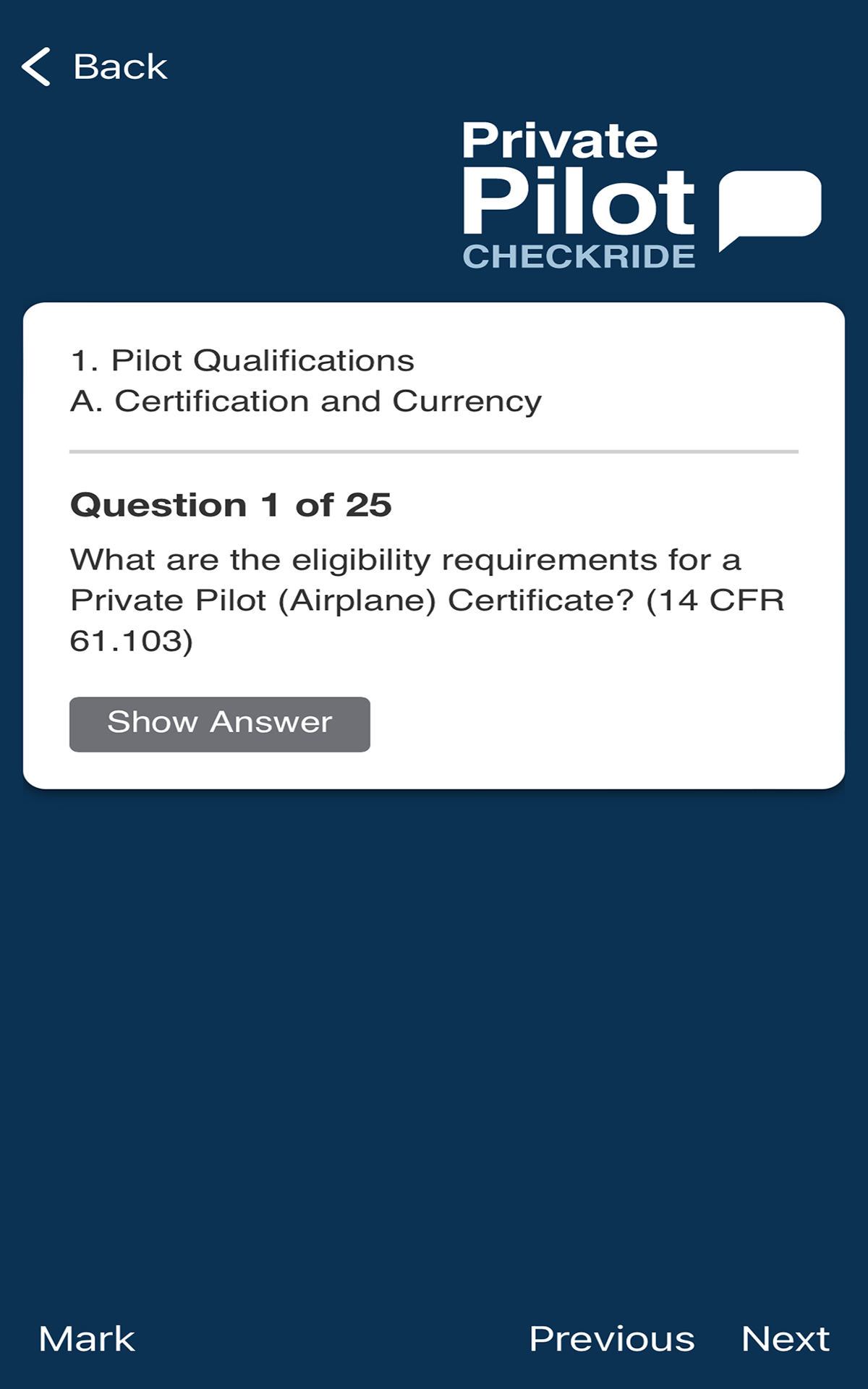 Private Pilot Checkride - App on Amazon Appstore