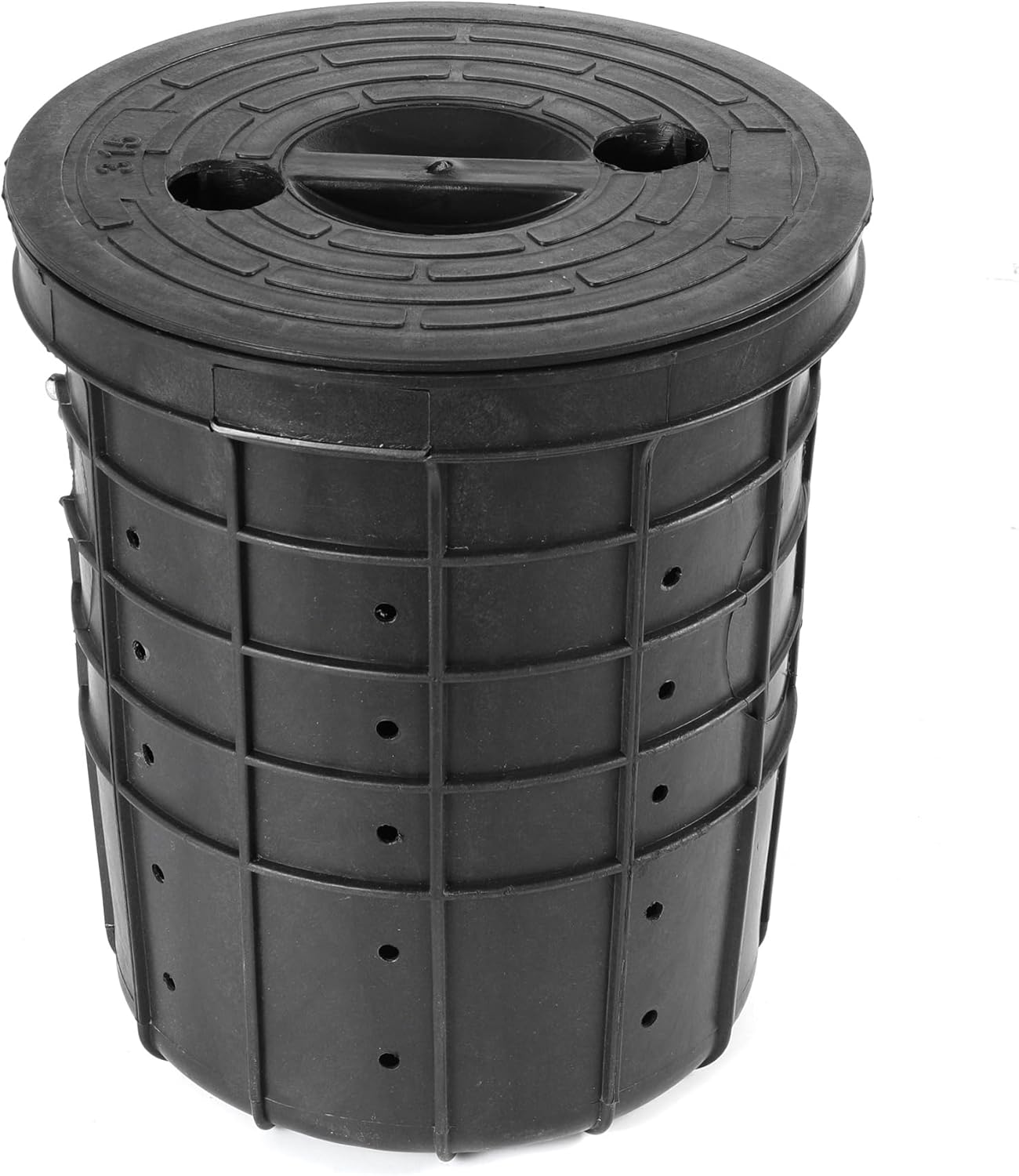 Heavy Duty Sump Basin with Lid Perforated Sump Pump Bucket with 40 ...