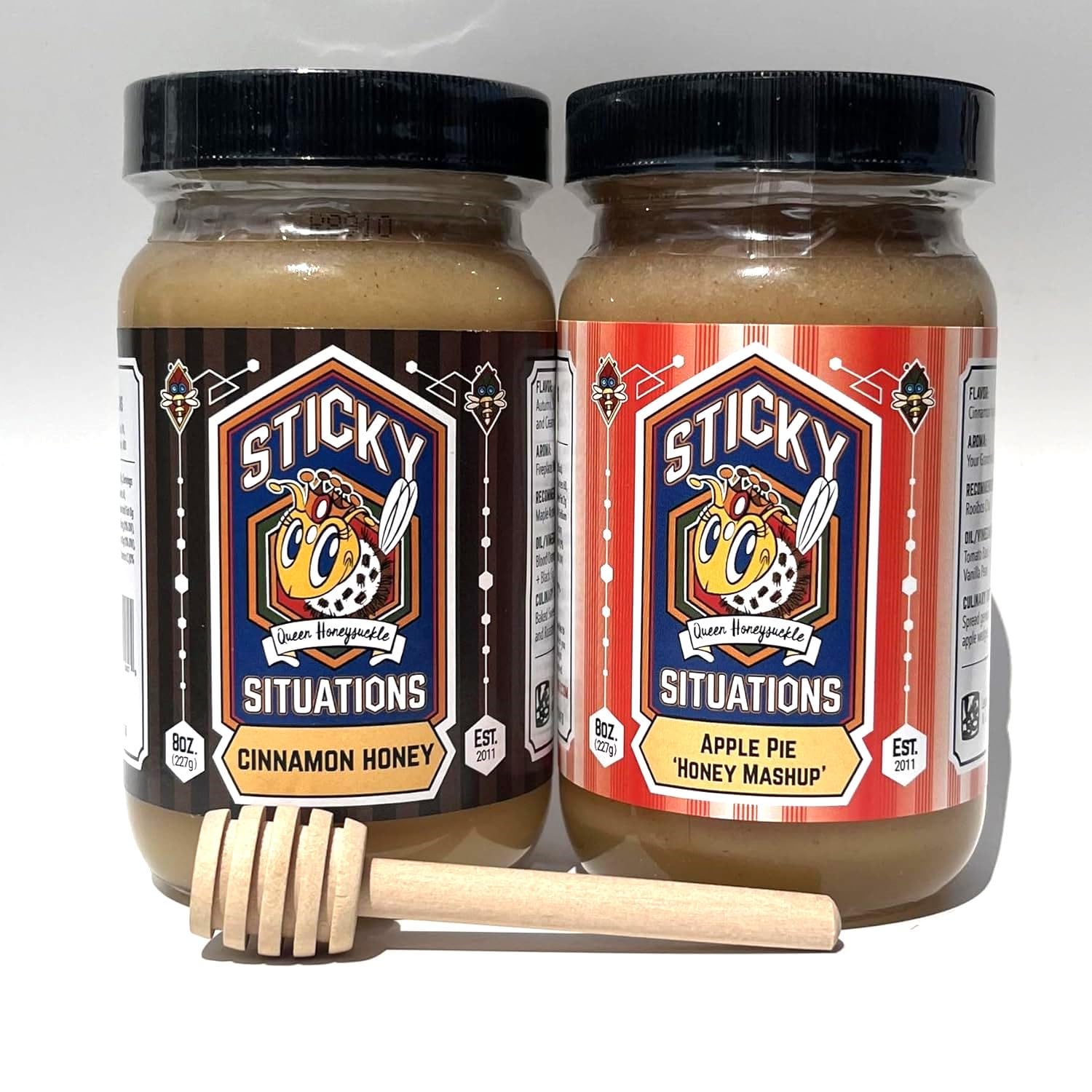 Amazon.com : Cinnamon Apple Pie Honey Bundle - One Cinnamon Honey & One ...