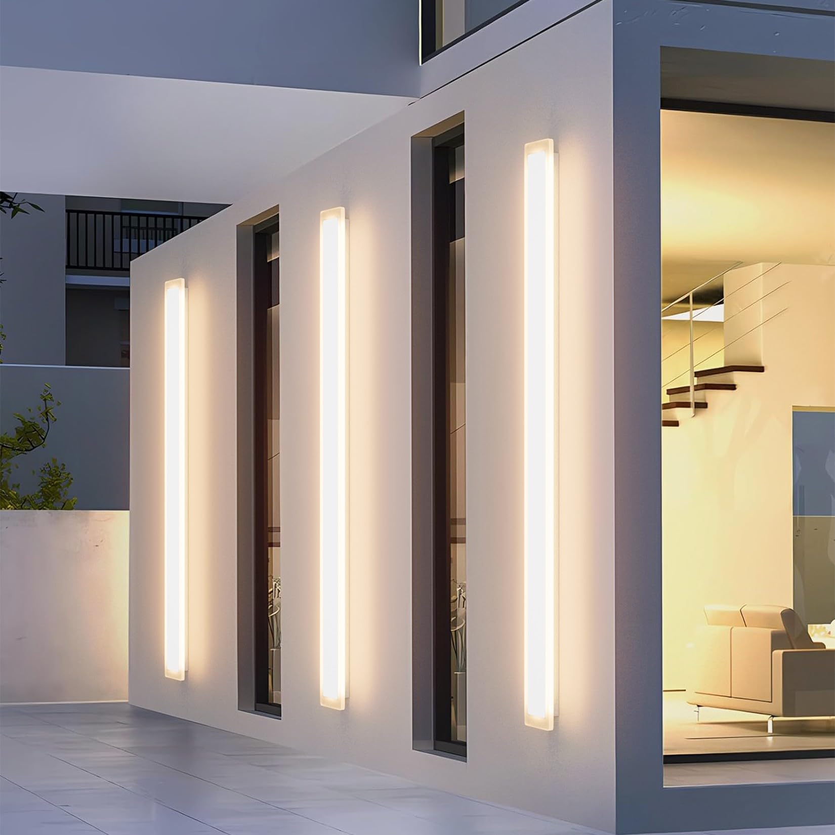 Snapklik.com : Ralbay Long Outdoor Wall Light 59inch Long Strip Modern ...