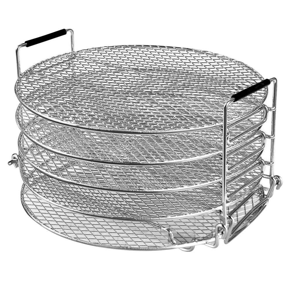 Buy Dehydrator Stand, Grill Stand Air Fryer Stainless Steel 5 Tray ...