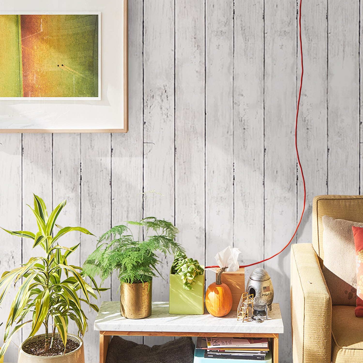 Vintage Wood Back Wall Modern Home In Brazil Plays Up A Vintage Feel