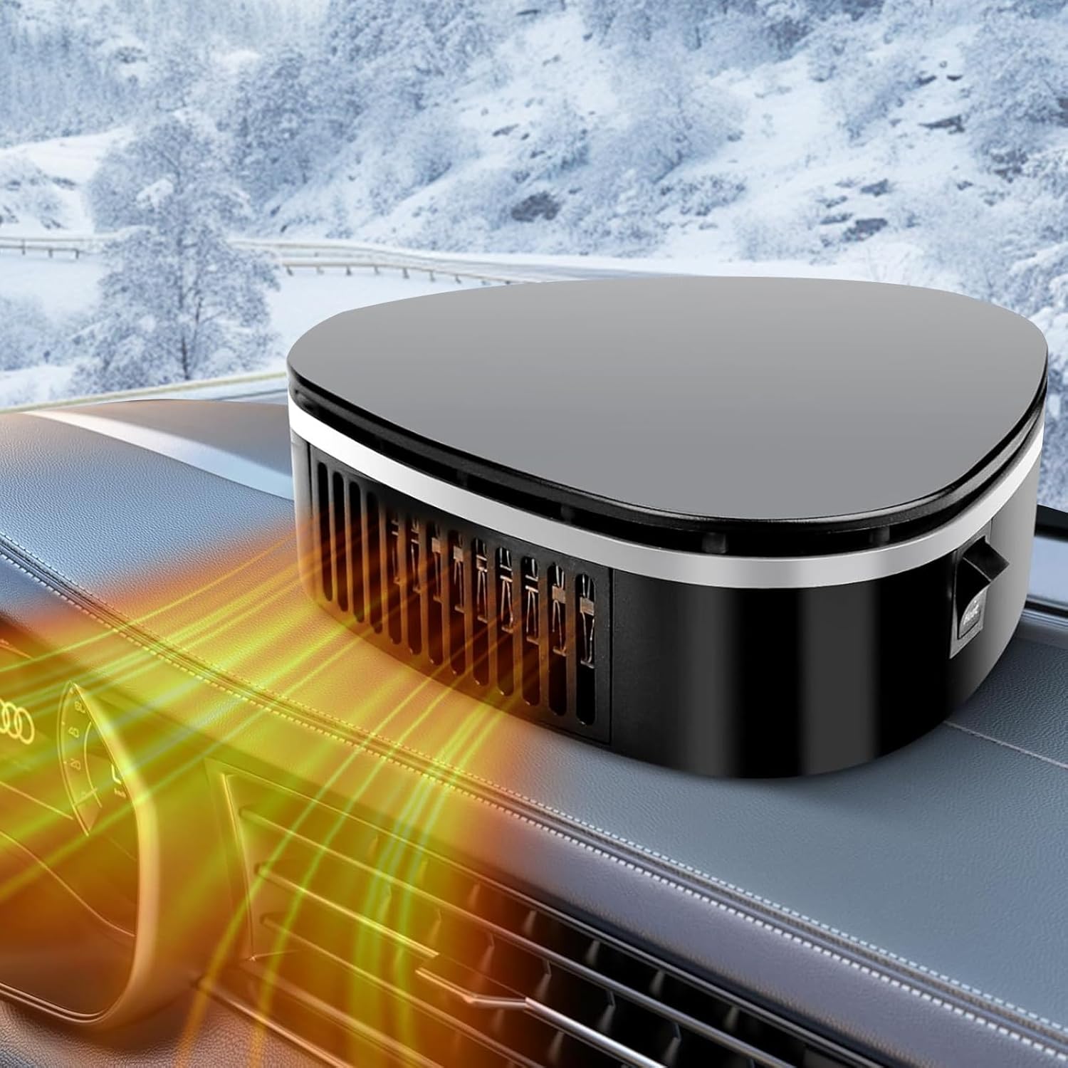 xinrongda Car Heater,Electromagnetic Car Defroster Heater Portable 12V ...