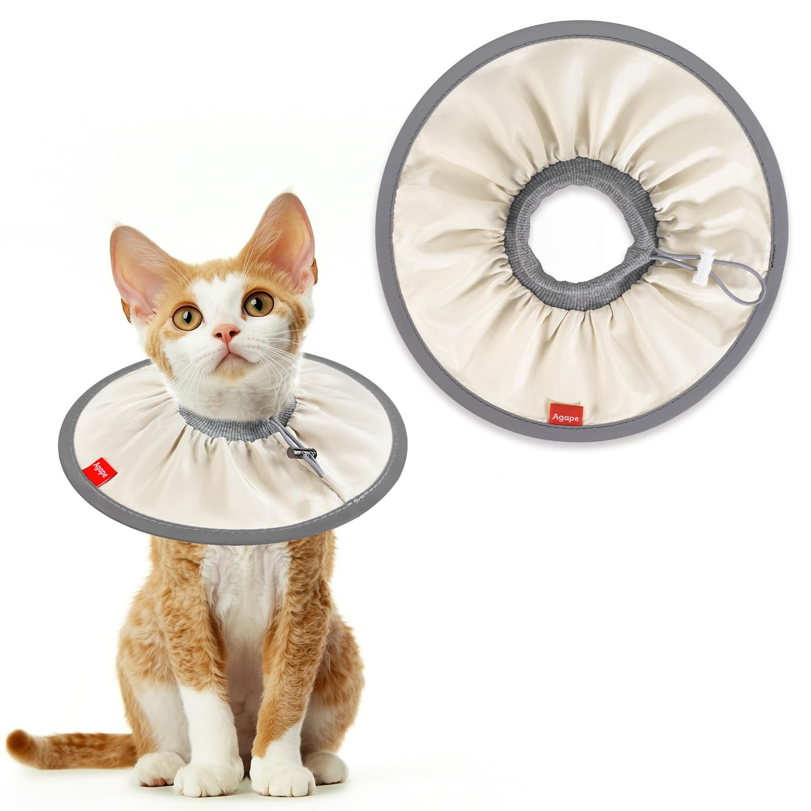Amazon.com : Agape Soft Cat Cone, Lightweight Recovery Collar for Cats ...