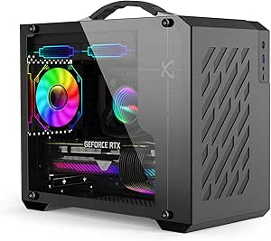 YSOAE Mini Portable ITX Computer Case, Computer MINI-Tower CASE, Full ...