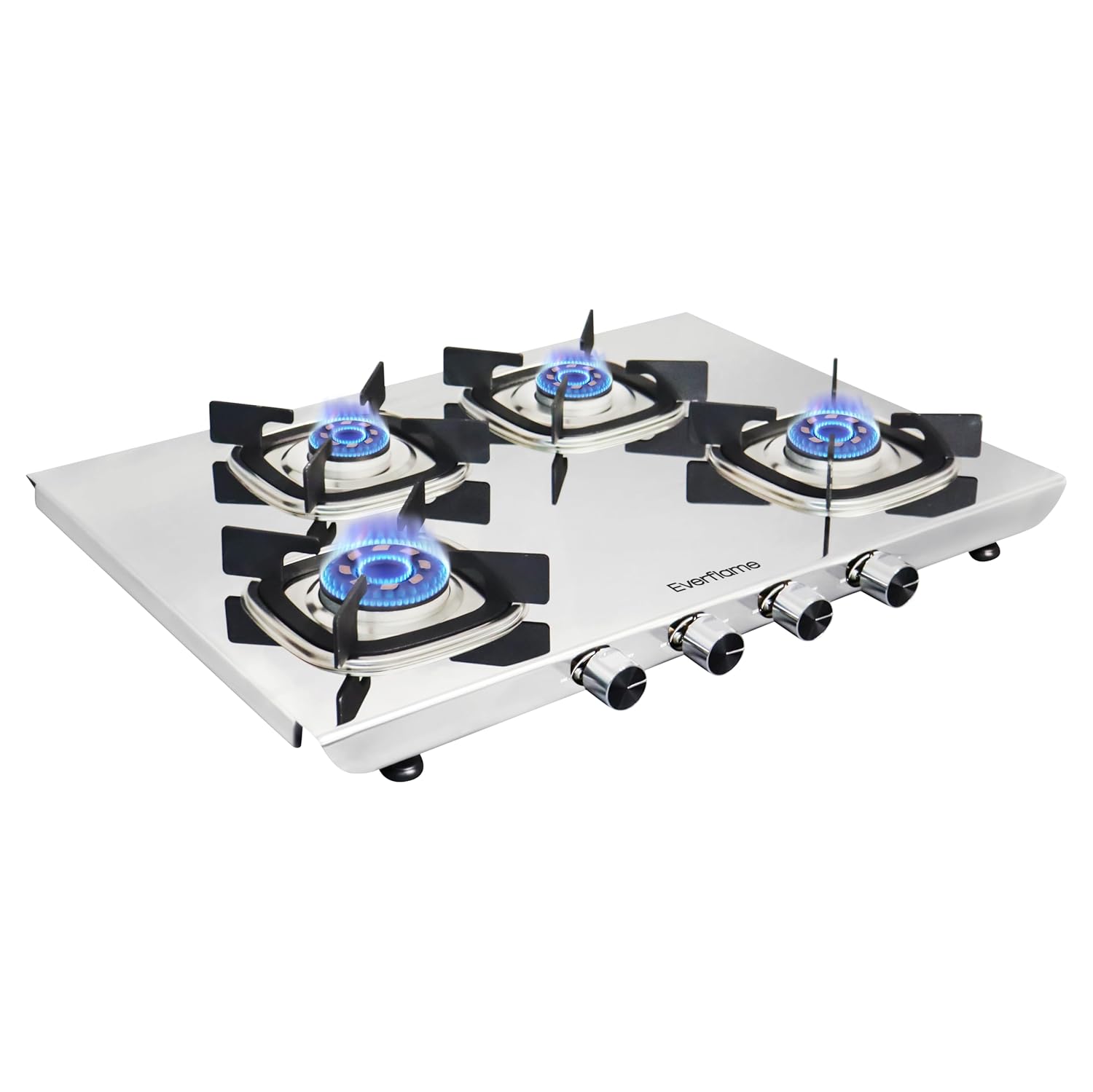 Everflame Photon 4 Burner Gas Stove | Manual Ignition | 5G Brass ...