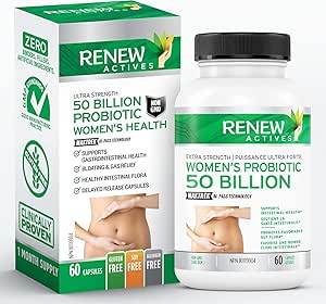 Amazon.com: RENEW ACTIVES Probiotics for Women 50 Billion CFU per 2 ...