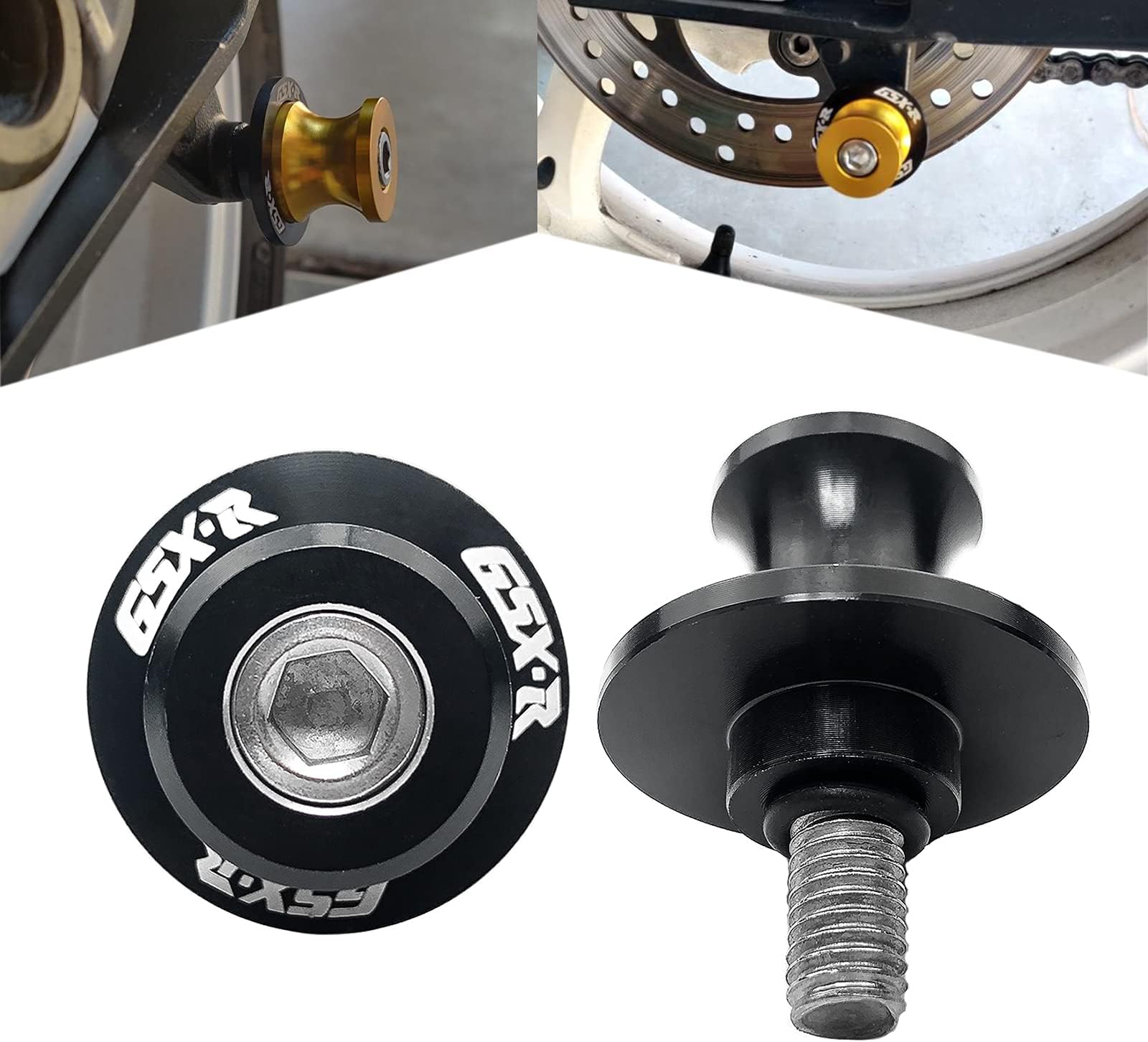 Amazon.com: YIMOPART 8MM Swingarm Spools Motorcycle Sliders Stand Screw ...