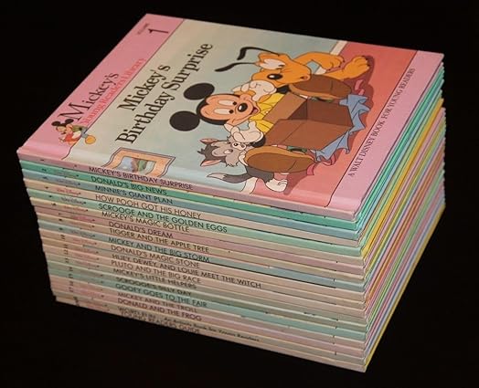 Mickey Mouse's Young Readers Library Complete 19 Volume Set: Walt ...