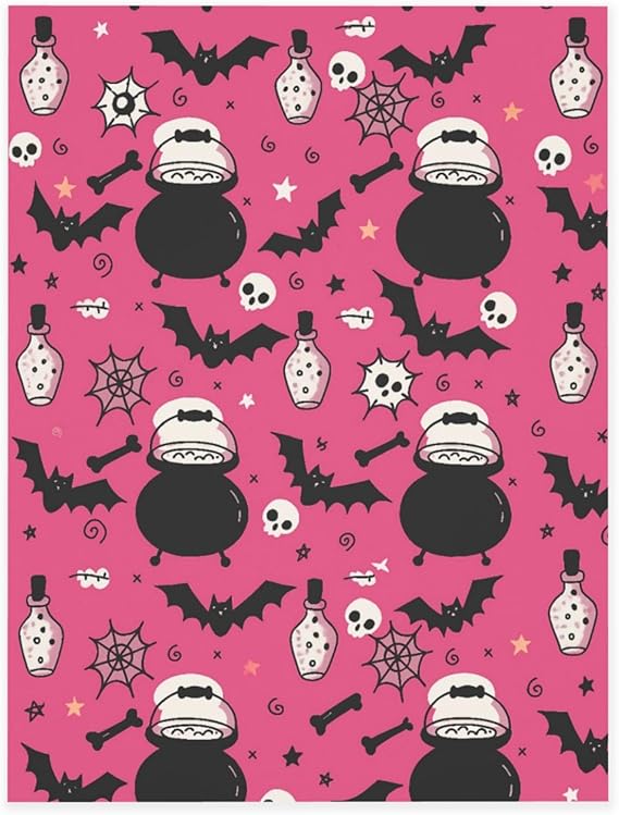 Amazon.com: Halloween Bat, Skull, Cobweb Crystal Sticker Colorful ...