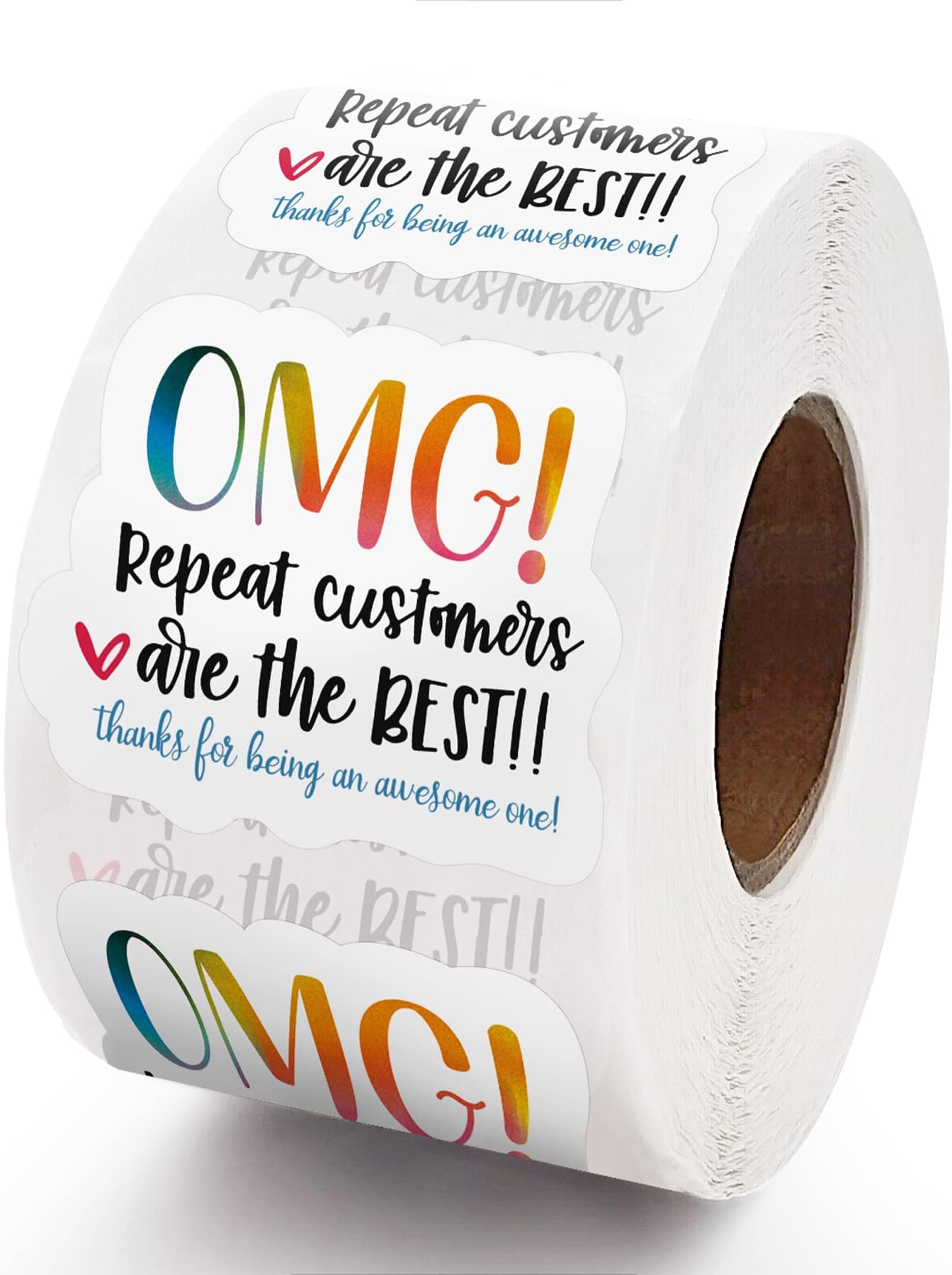 Amazon.com: Littlefa Stickers for Business Packing, 500 Pieces Cute ...