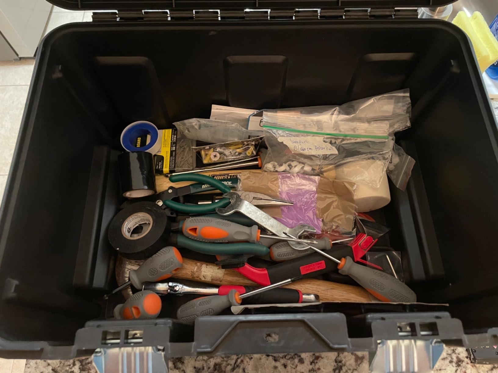 $8/mo - Finance MIRSION 19-inch Portable Tool Box, Medium Tool Box ...