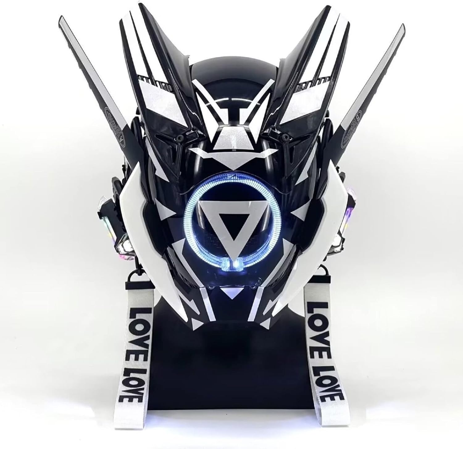 Amazon.com: Fudaole Cyberpunk Gothic Helmet Mask for Adult,Techwear ...