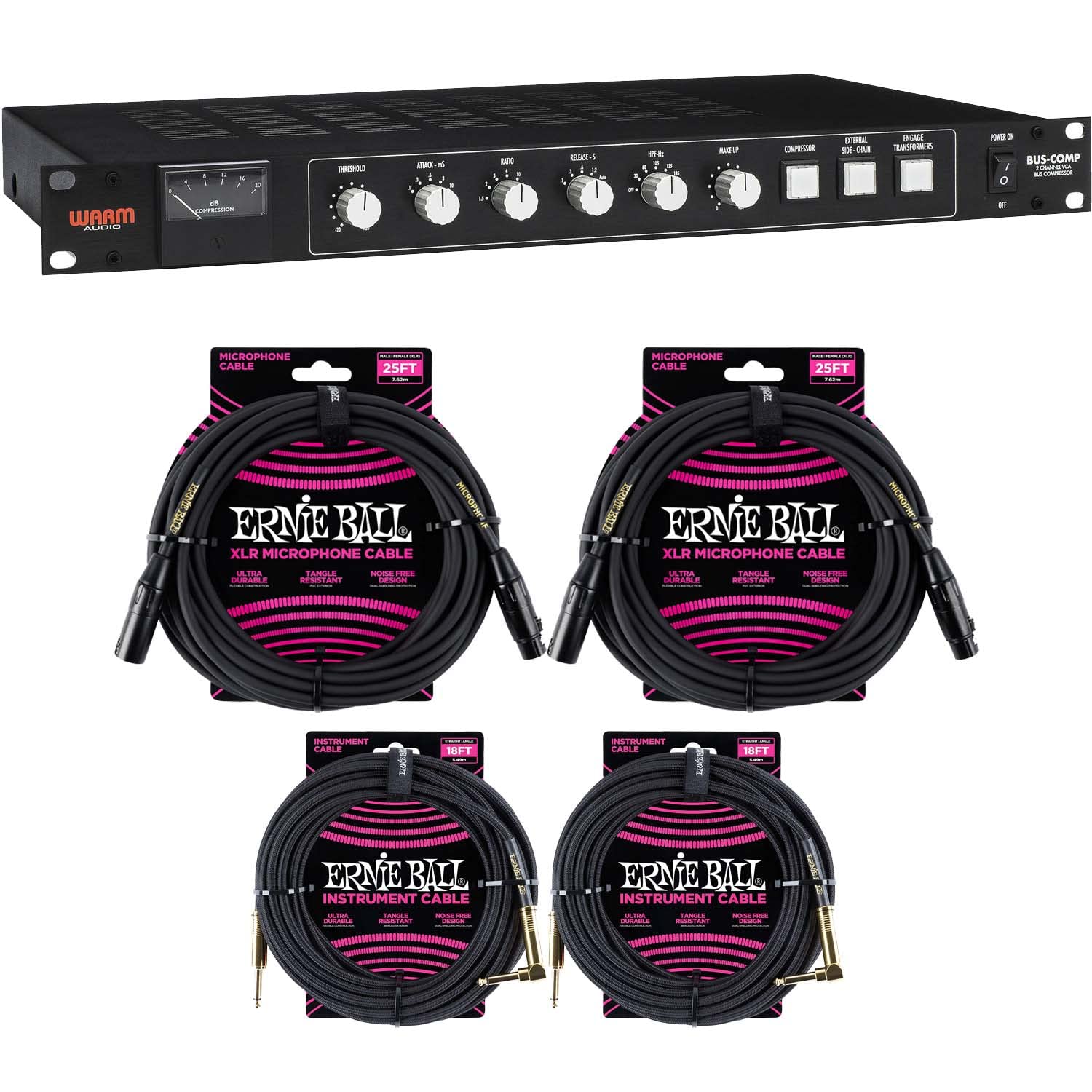 Amazon.com: Warm Audio Bus-COMP 2-Channel VCA Bus Compressor, (2) EBall ...