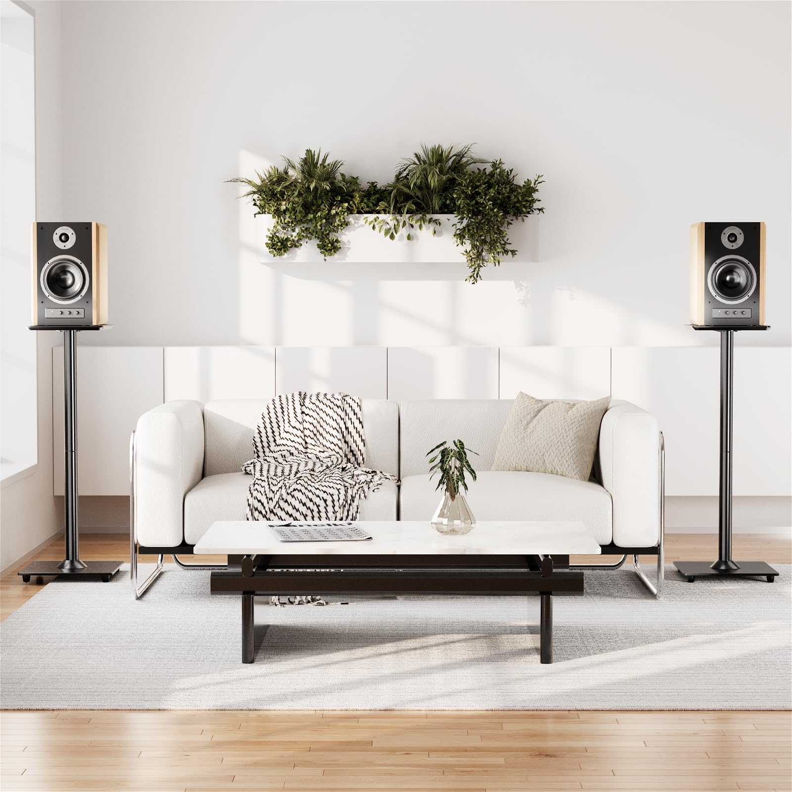 ELIVED Universal Floor Speaker Stands for Surround Sound, 31 Inch ...