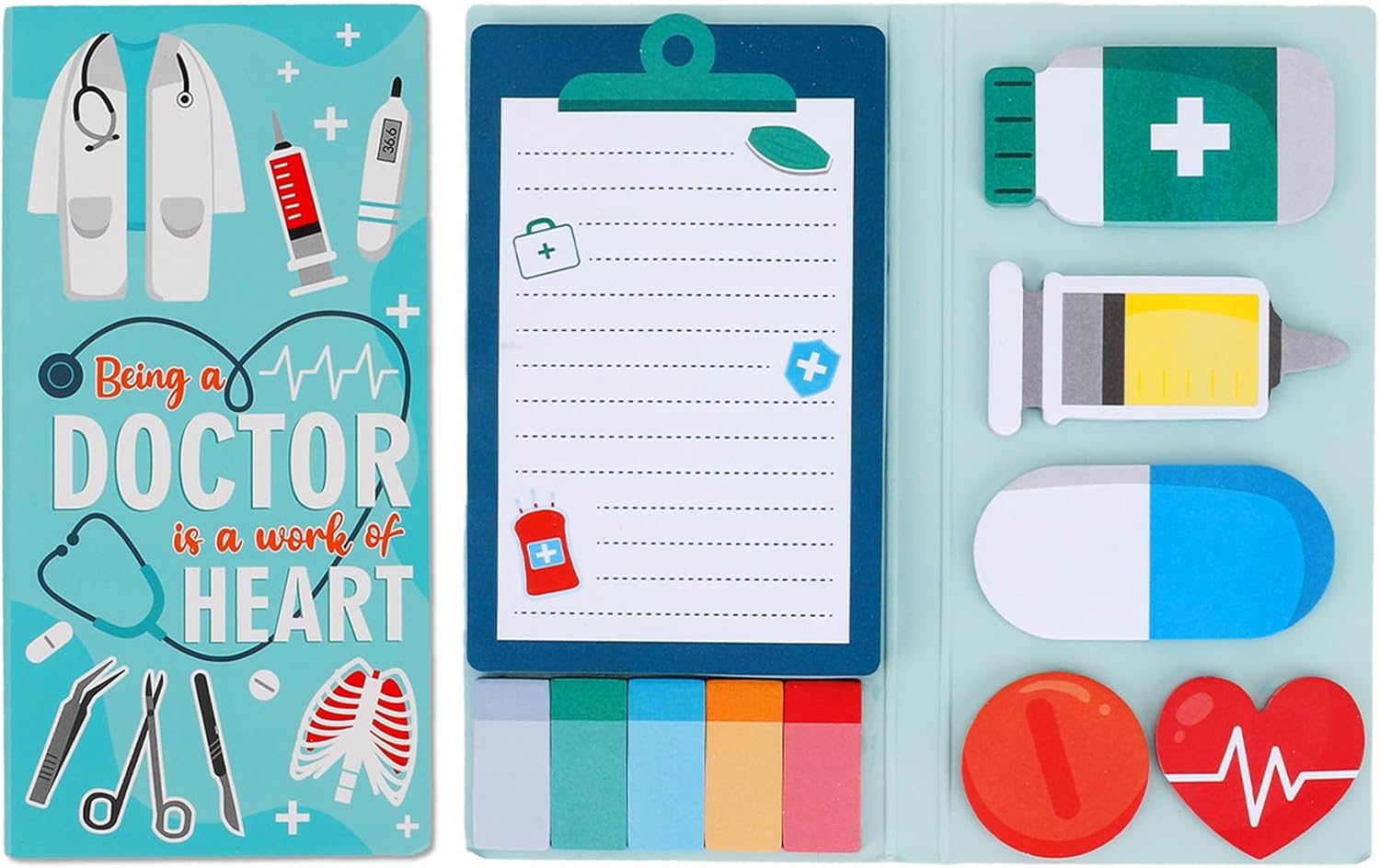Amazon.com : QPIXVB Doctor Gifts,Post It Notes,Doctor Sticky Notes Set ...