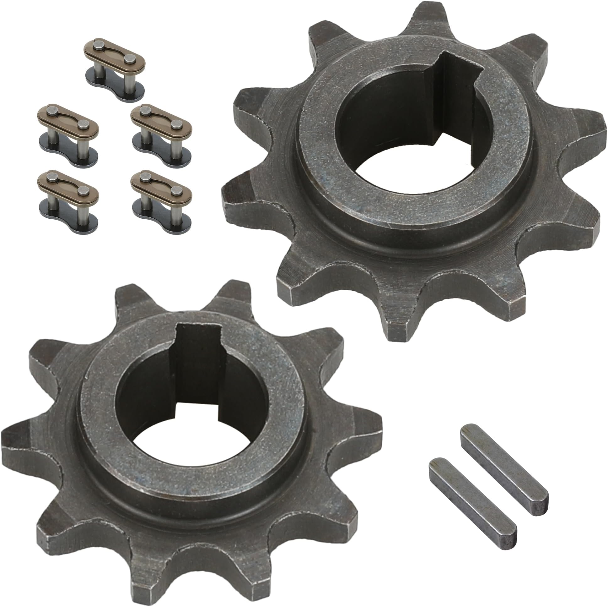 Amazon.com: GREHUA 40 41 420 Chain Sprocket 10 Tooth 5/8" Bore 3/16 ...