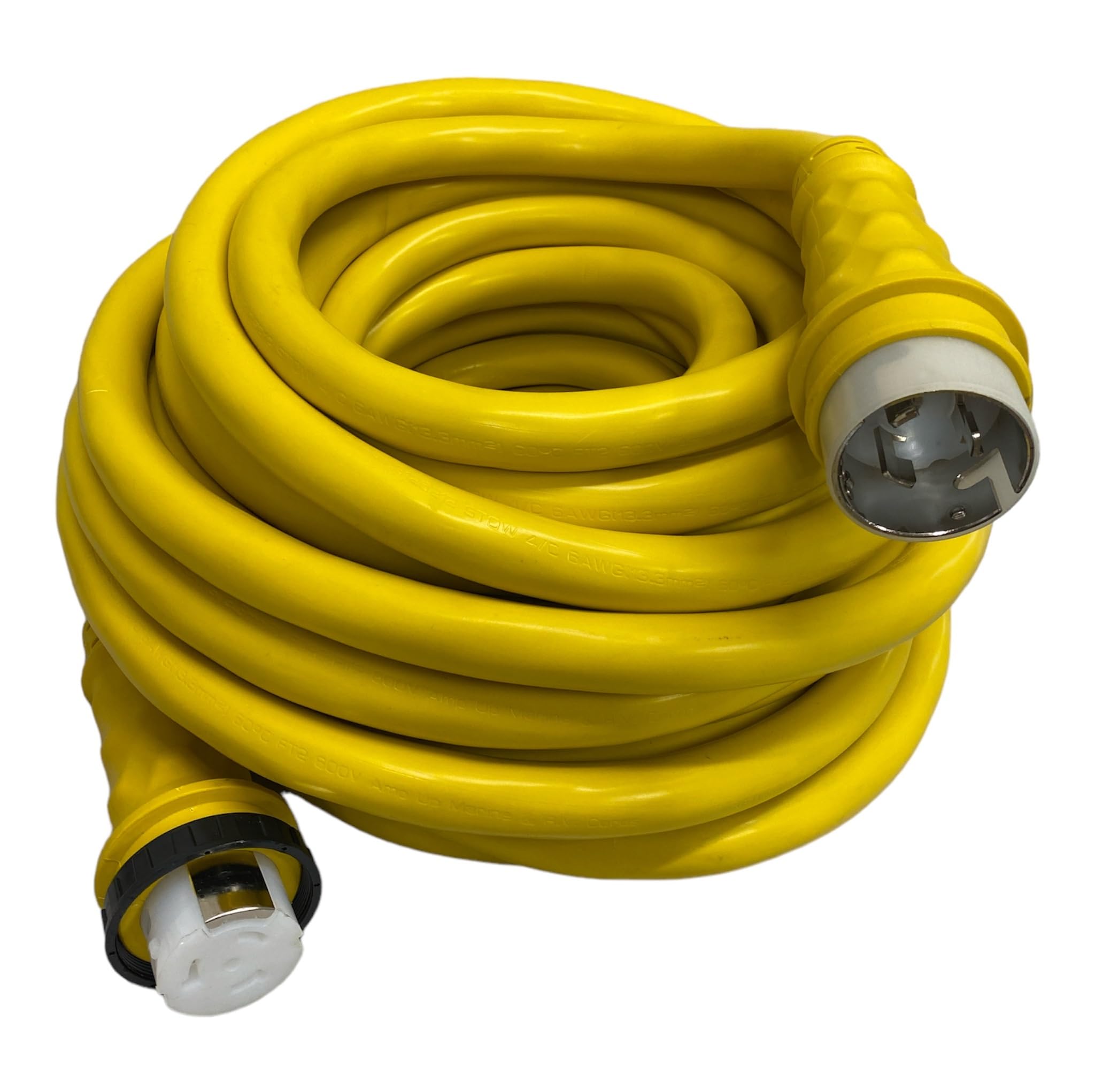 Amazon.com: Amp Up Marine & RV Cords 125/250 Volt 50 Amp Marine Shore ...