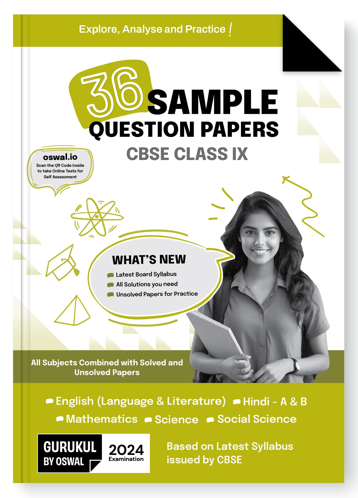 Gurukul 36 Sample Question Papers (Eng, Hindi A & B, Maths, Science ...