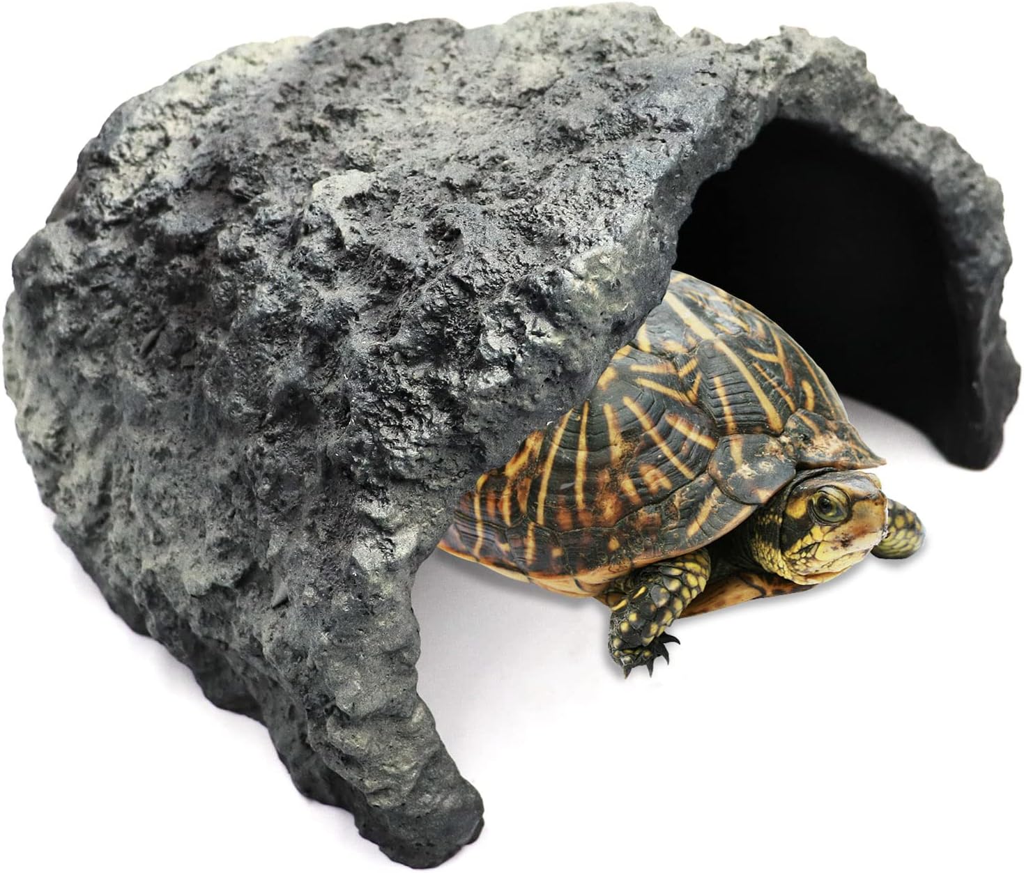 Amazon.com : Extra Large Reptile Rock Hide Cave, Resin Cave, Aquarium ...