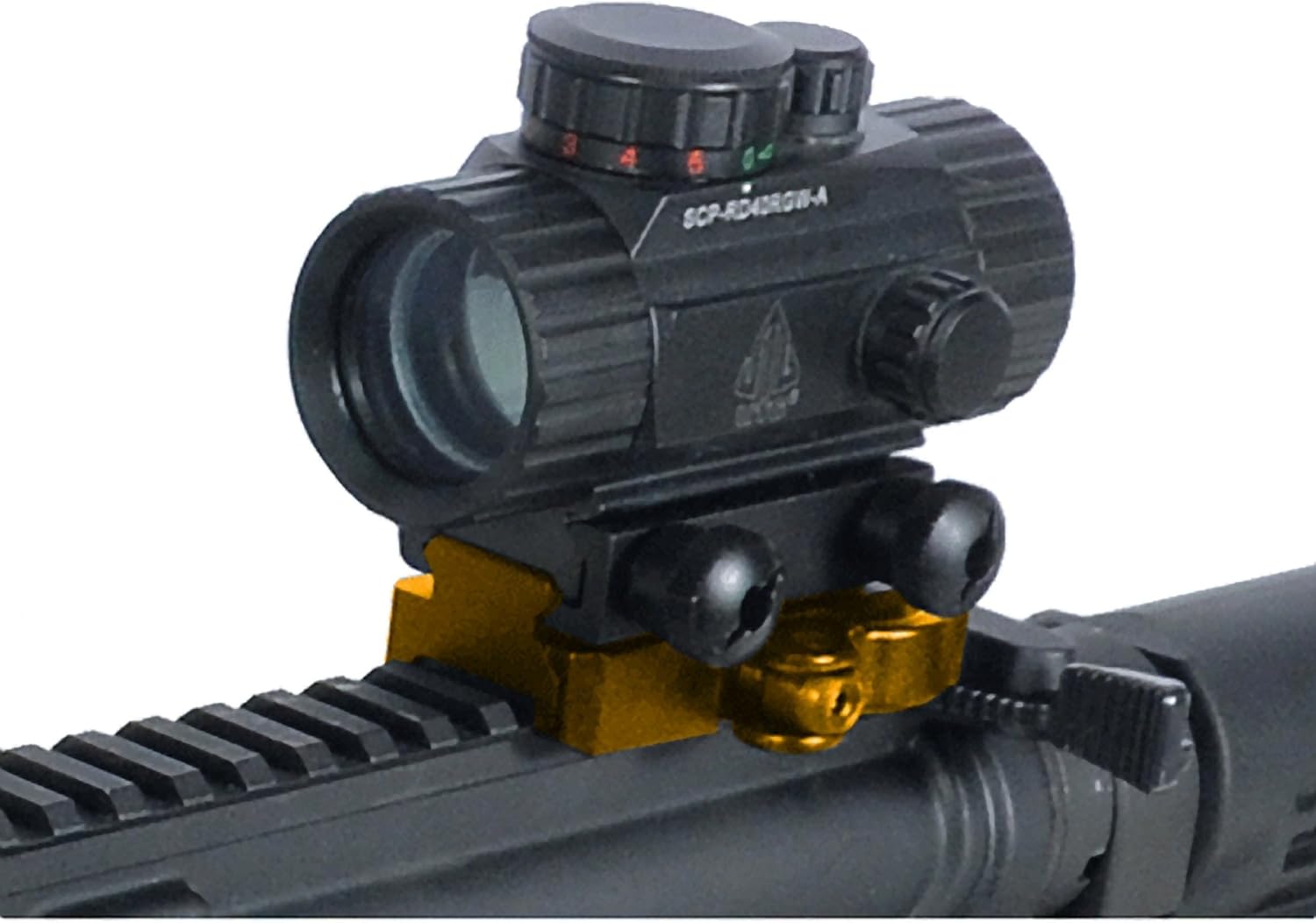 UTG – Adaptador y elevador de montaje de palanca QD de 5 ranuras perfil ...