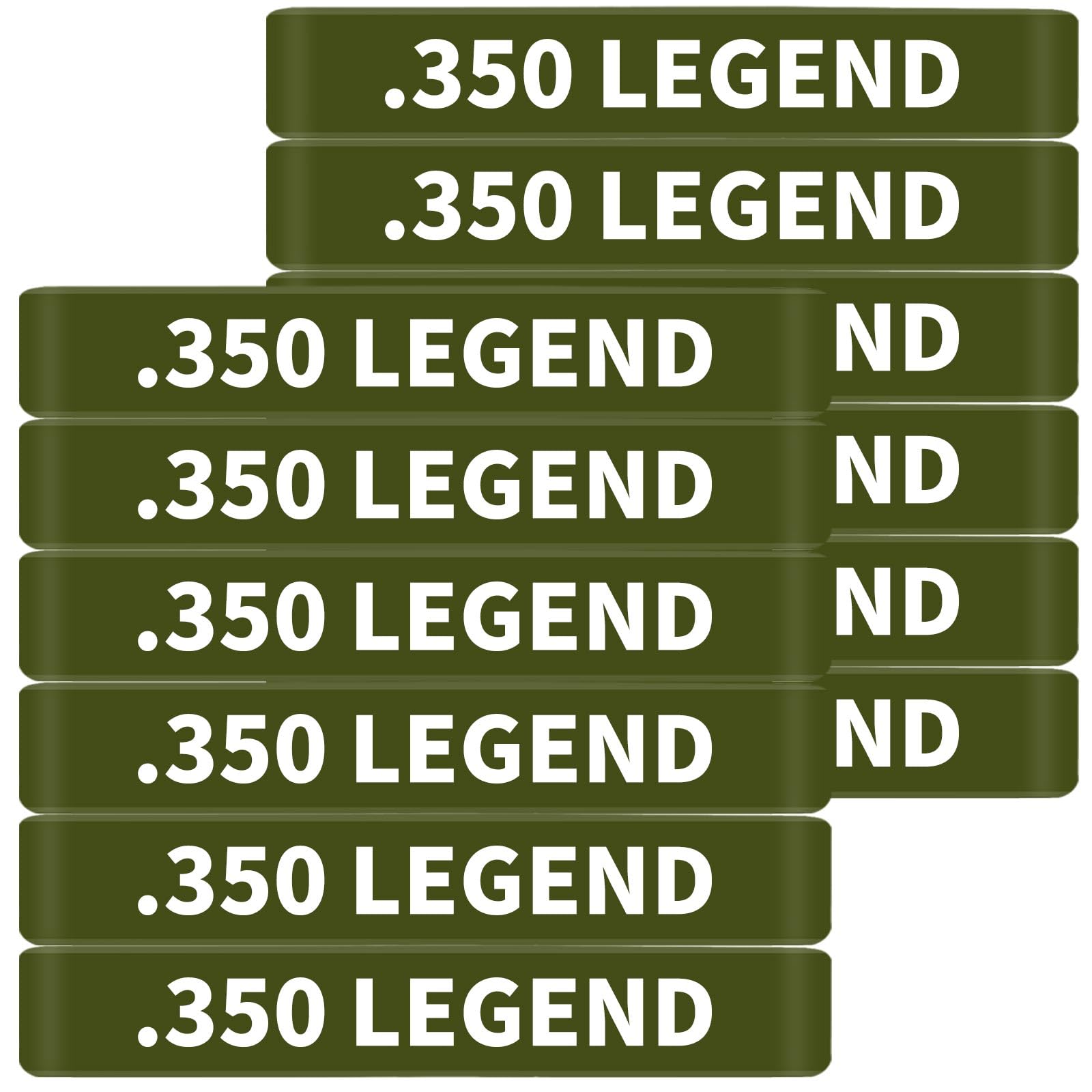 Amazon.com : 12 Pack Miaozhun .350 Legend Magazine Marking Bands 350 ...