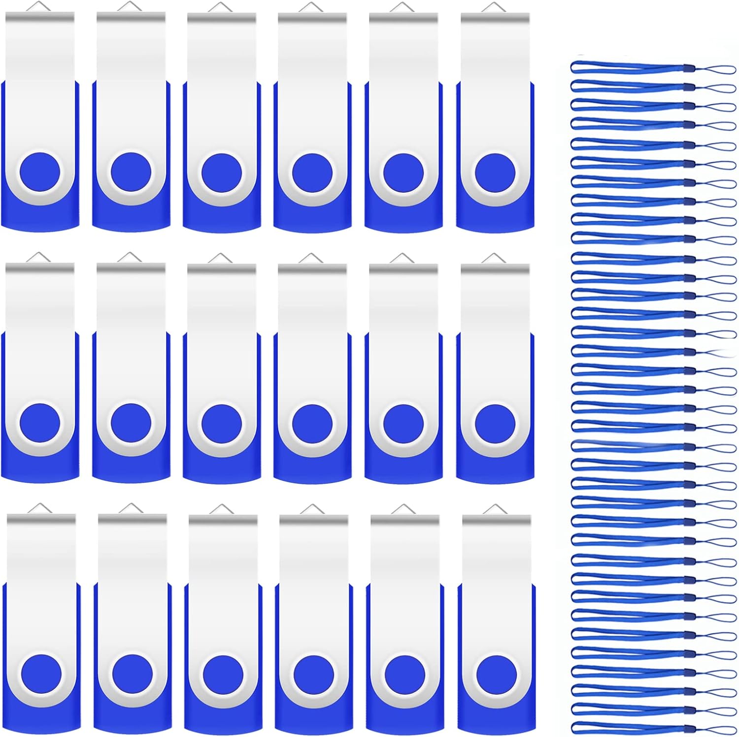 Amazon.com: 100Pack of 16GB Bulk Flash Drives EASTBULL Flash Drives ...