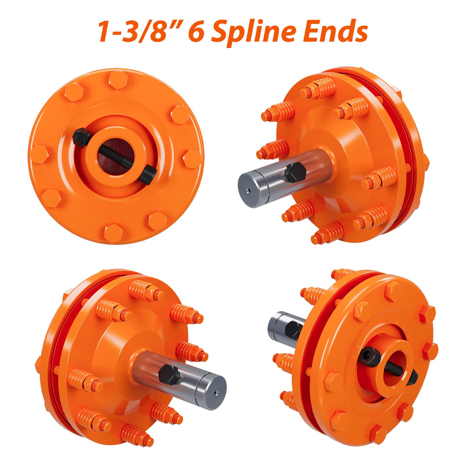 Snapklik.com : Slip Clutch For PTO Shaft, 1 3/8" PTO Slip Clutch ...