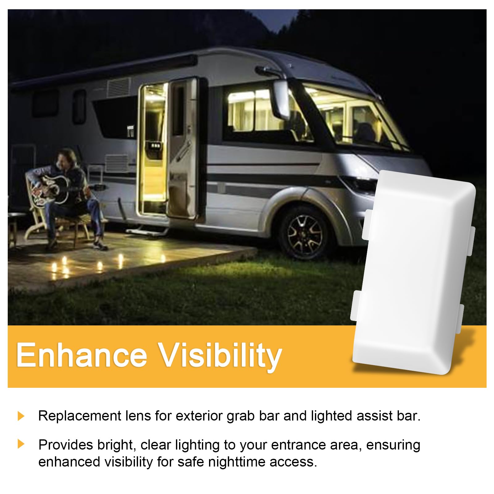 Rv Replacement Lens Cover Rv Camper Replacement Parts V Poch Light