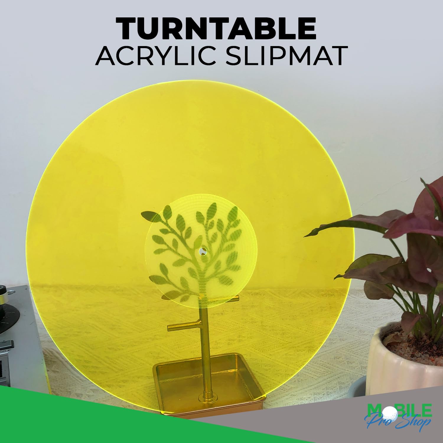 Snapklik.com : Acrylic Turntable Mat-Platter Vinyl Slipmat For 12 ...