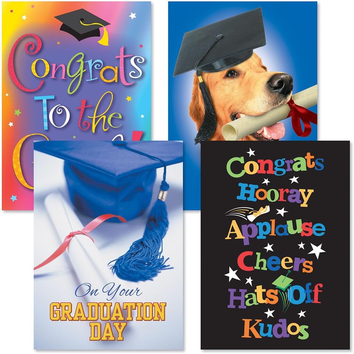 Amazon.com : Graduation Classic Greeting Cards - Set of 6, 3 designs ...
