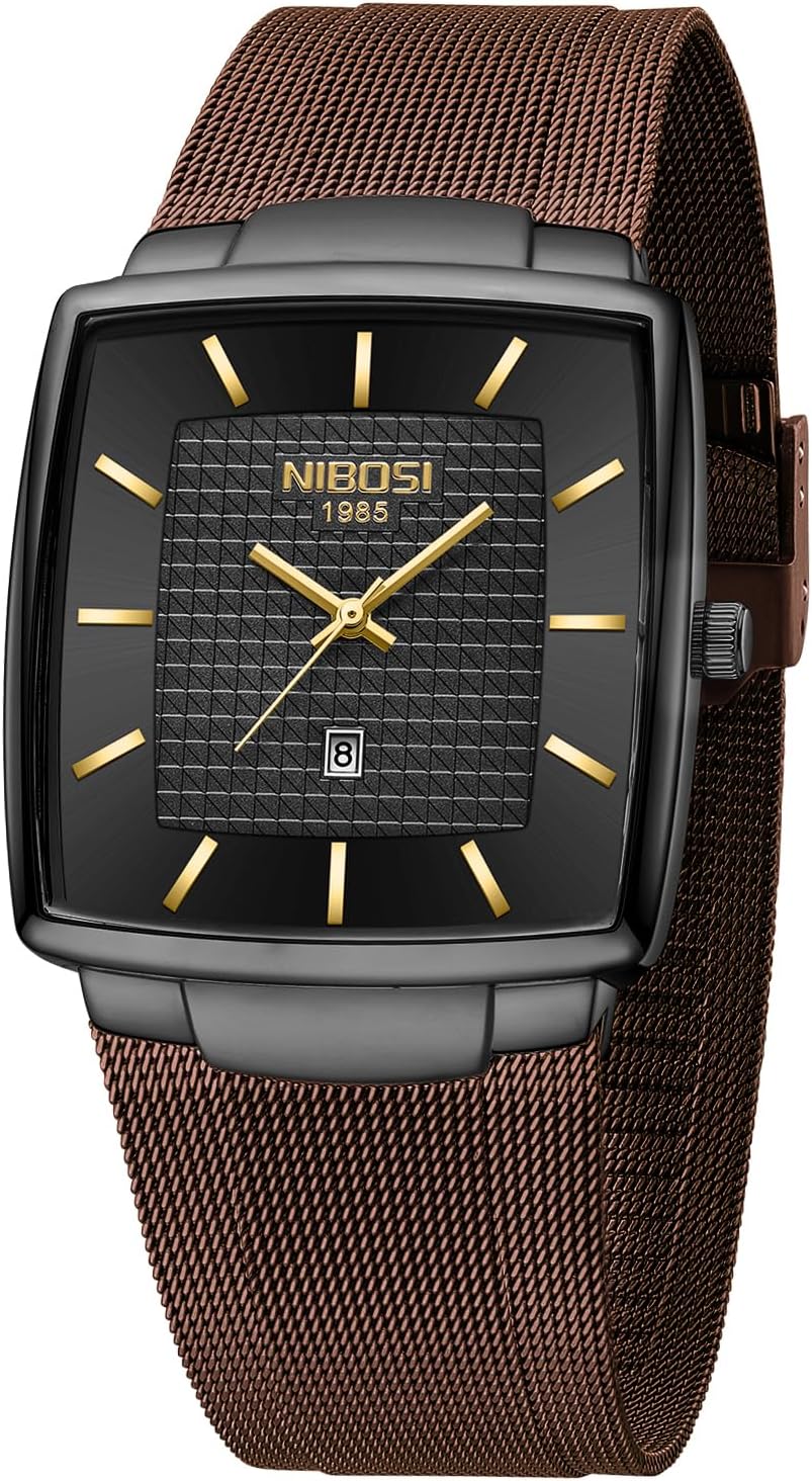 NIBOSI Men Watches Luxury Military Waterproof Sport Quartz Analog ...
