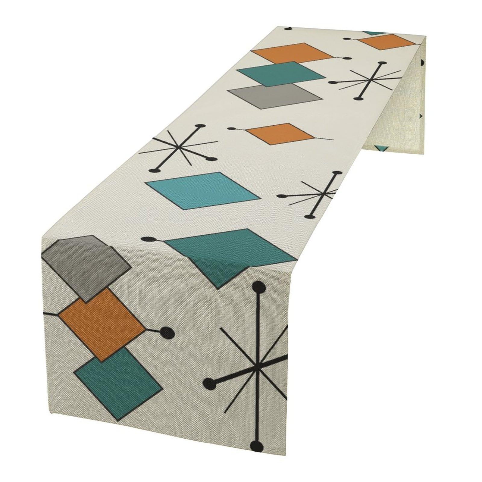 Amazon.com: Mid Century Table Runner, Mid Century Kitchen Table Runners ...
