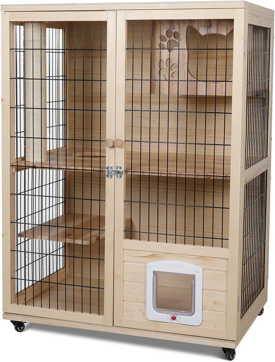 Amazon.com : Cat Cage Indoor with Cat Litter Box - Kitten Playpen ...