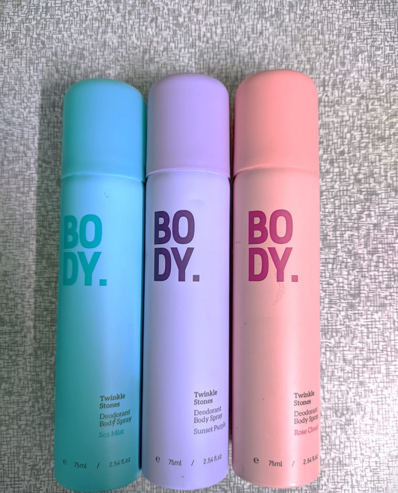 Buy MINISO Twinkle Stones Deodorant Body Spray for Men and Women, 50g ...