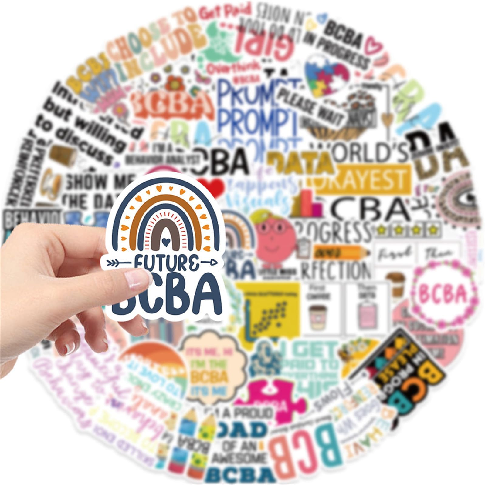 Amazon.com: TODOLIA Funny Behavior Tech BCBA RBT Sticker, 3pcs/Pack ...