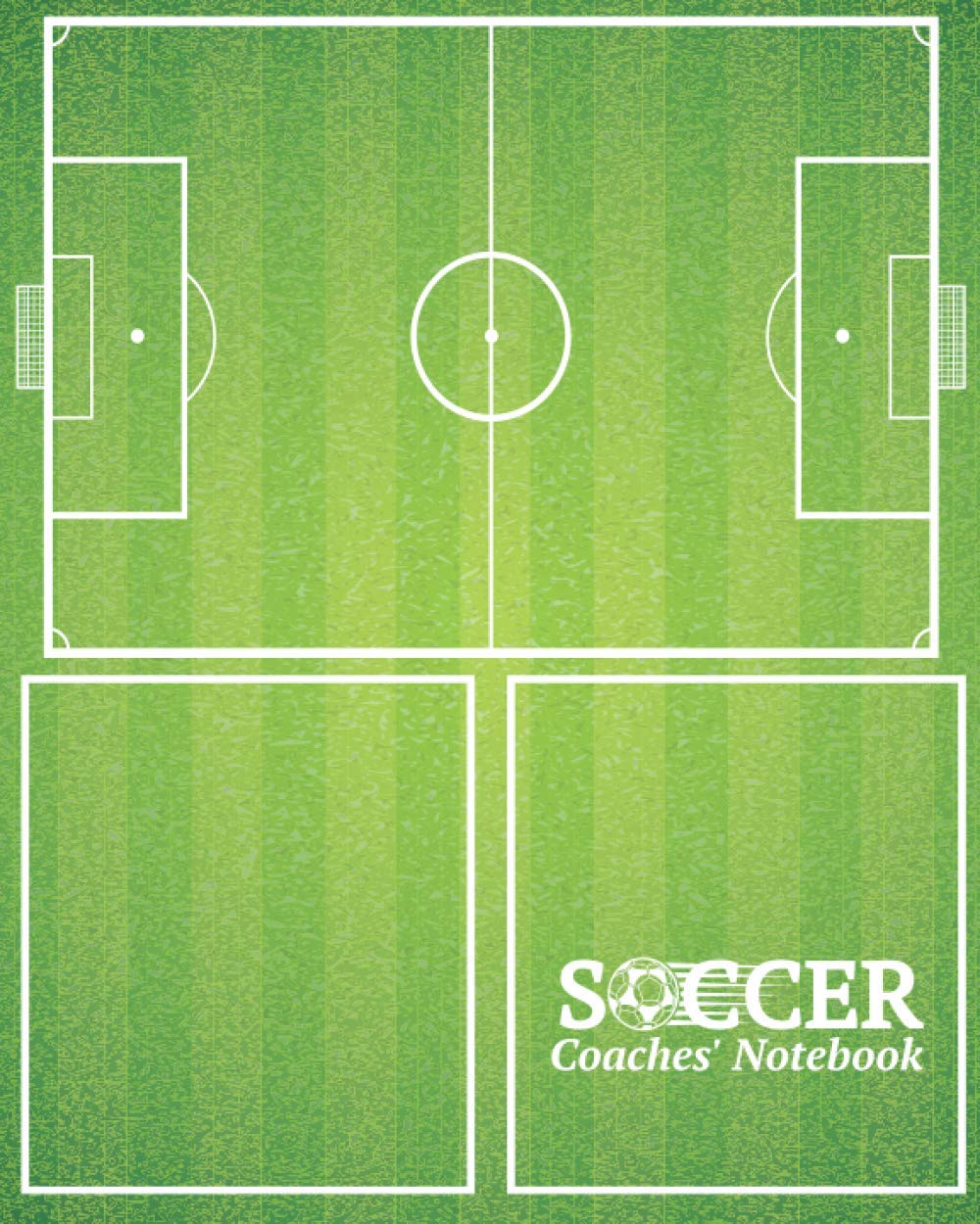 Soccer Coaches Notebook V 2 Blank Soccer Coach Notebook With Field ...